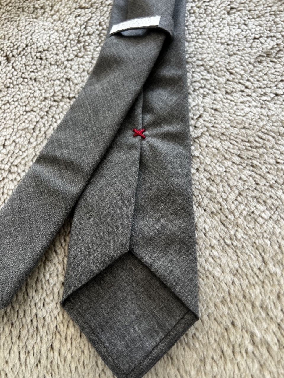 SOLD: Brunello Cucinelli 'Lead' (C079) Wool Tie as worn by Daniel Craig ...