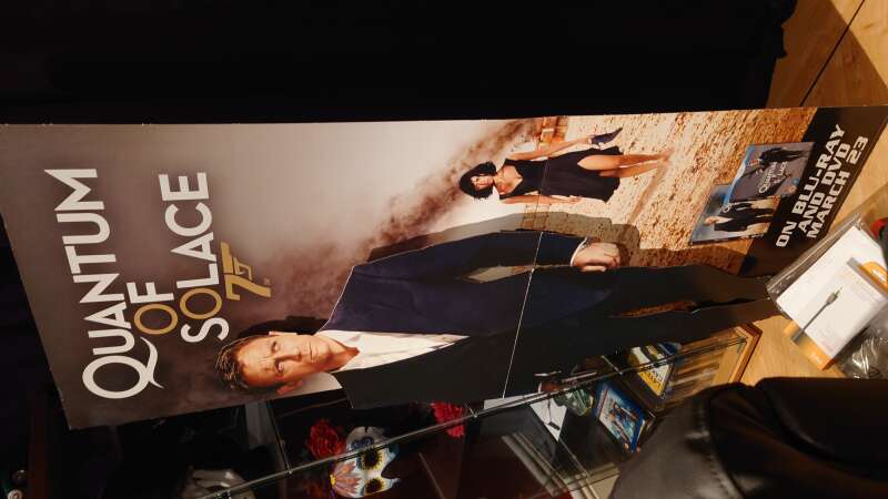 QoS Cinema Standee (Posters SOLD : Full set of UK Cinema 007 DC Posters ...